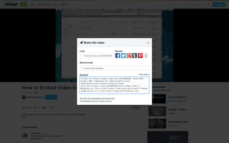 WordPress with Vimeo: Embedding, Plugins and More | WP Engine®