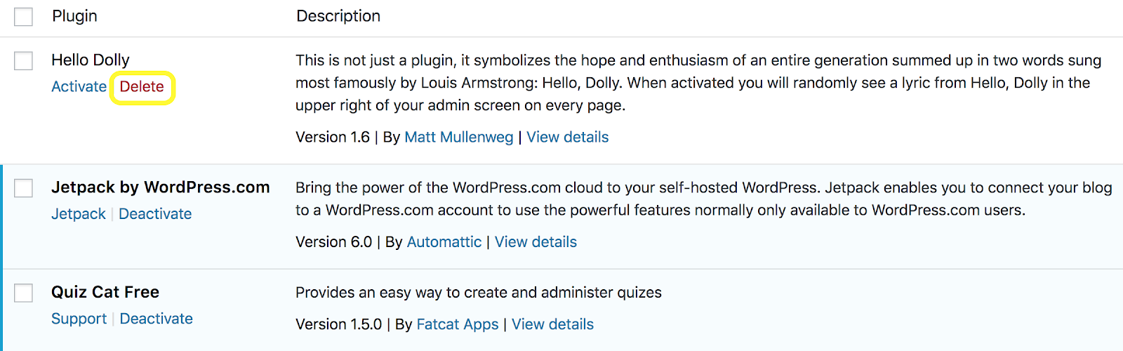 How To Uninstall or Remove WordPress Plugins | WP Engine